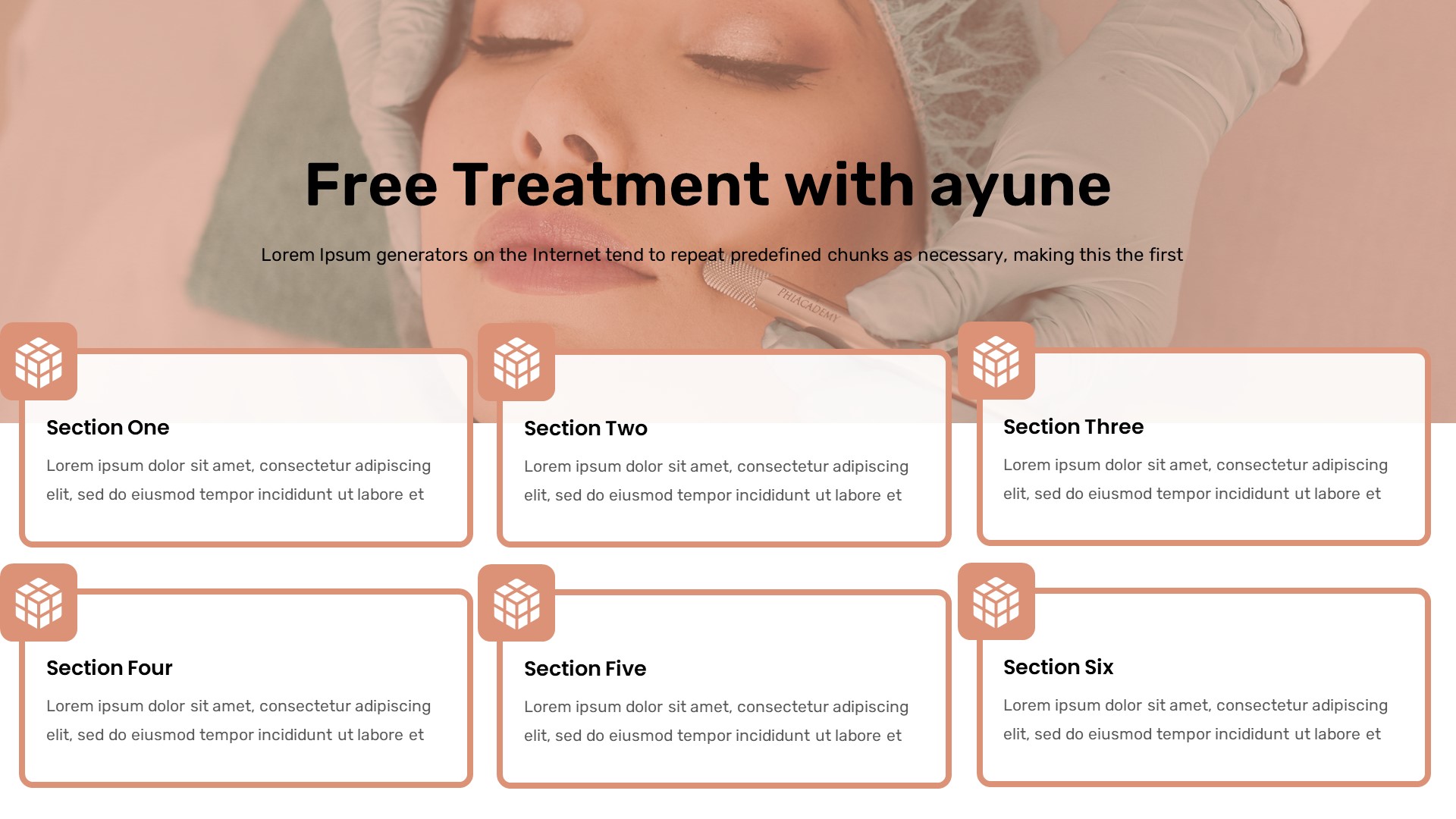 Ayune - Beauty Cosmetics Google Slides Template, Presentation Templates