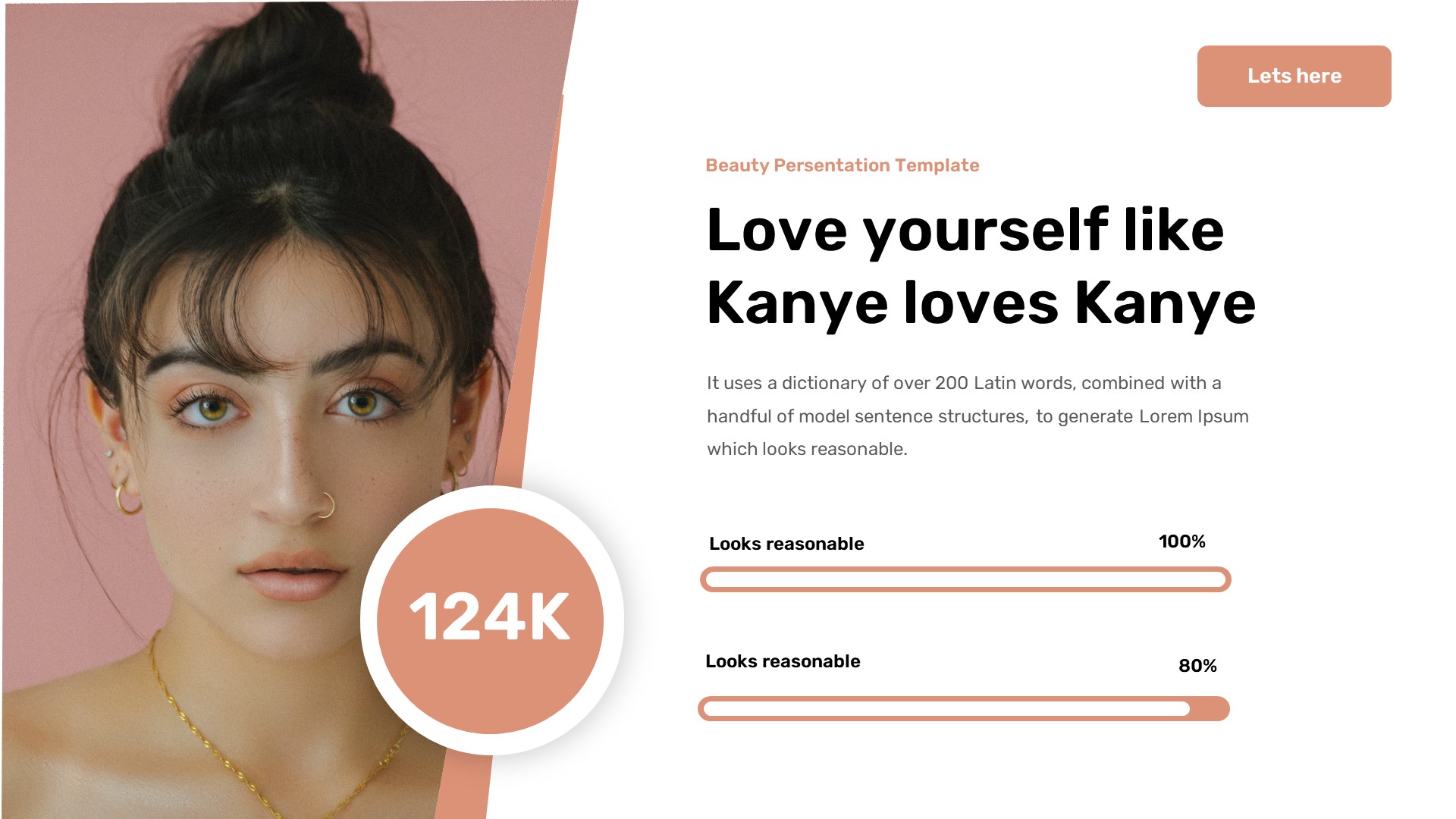 Ayune - Beauty Cosmetics Google Slides Template, Presentation Templates