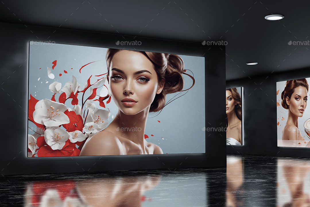 Indoor Screen Mockup, Graphics | GraphicRiver