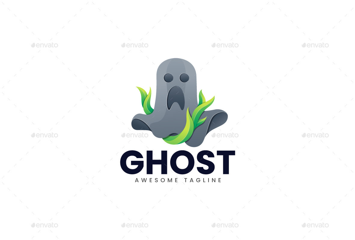 Ghost Gradient Logo Template, Logo Templates | GraphicRiver