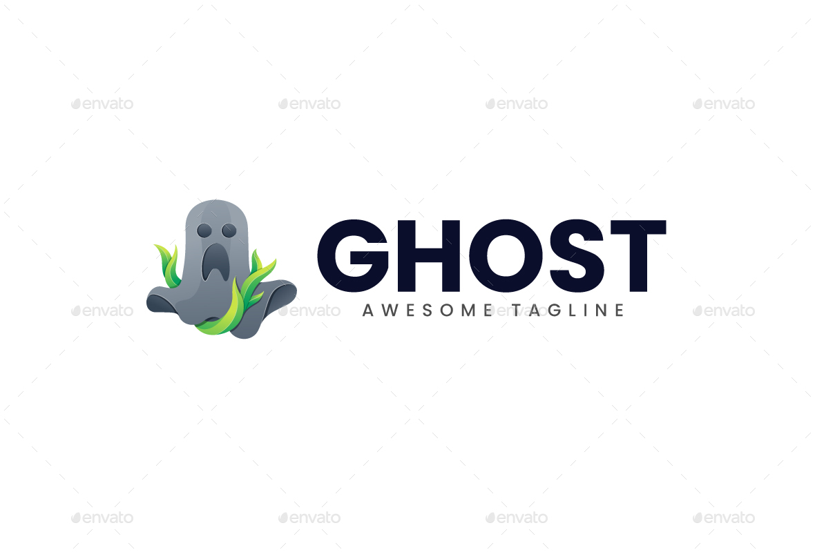 Ghost Gradient Logo Template, Logo Templates | GraphicRiver