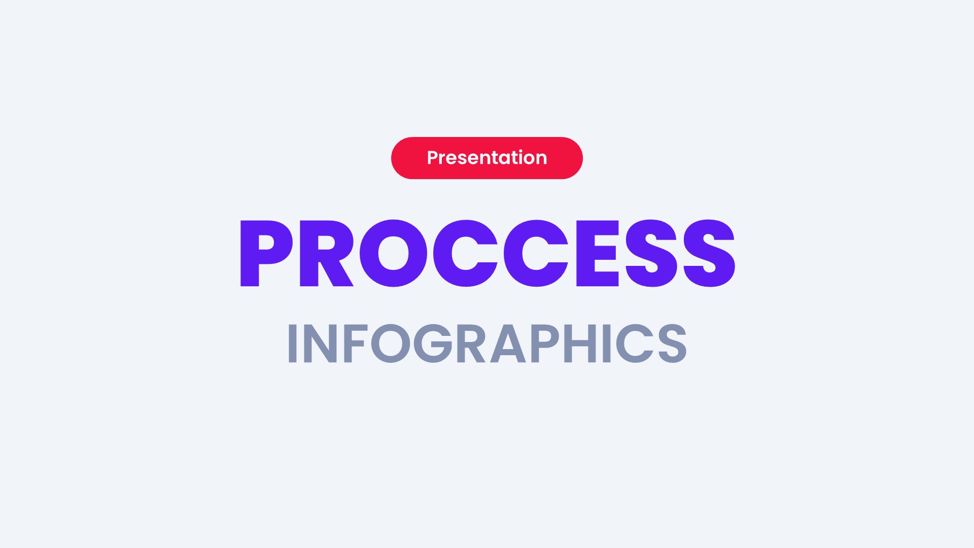 Process Infographic Google Slides Template, Presentation Templates