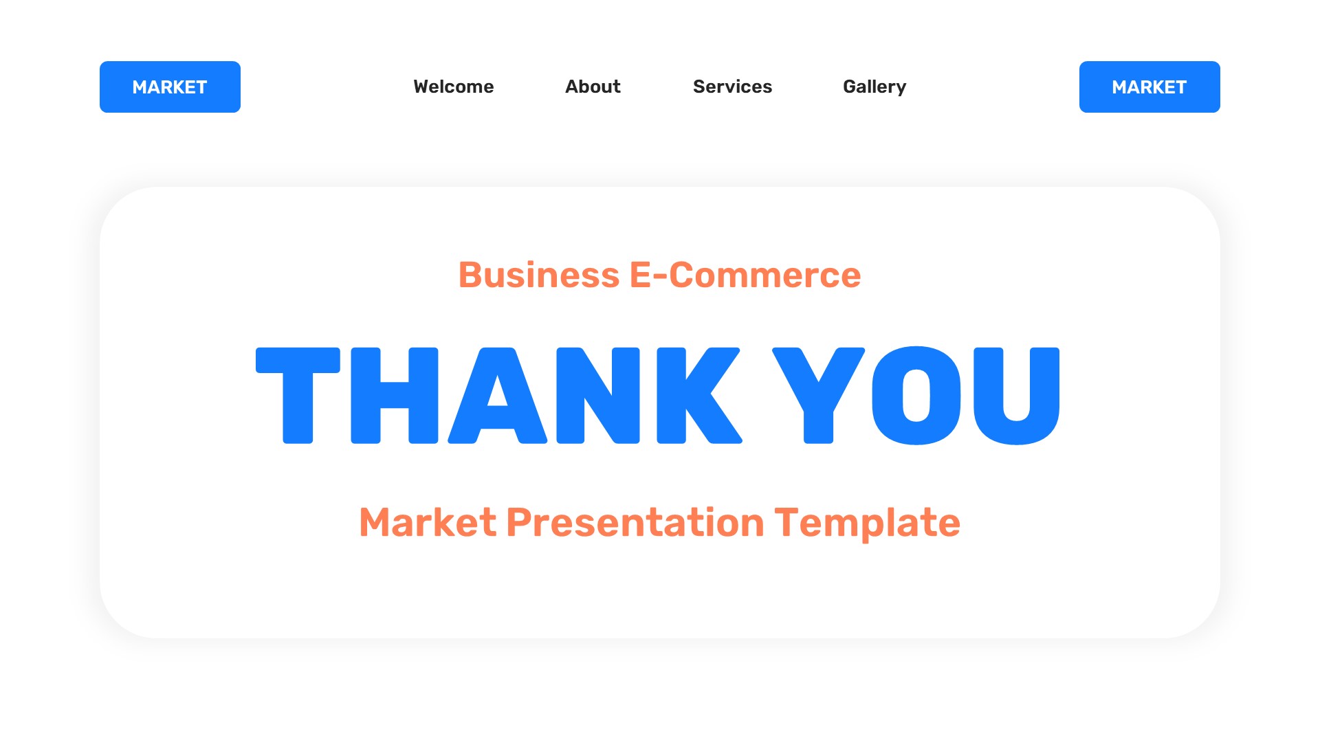 Market - Business E-Commerce Powerpoint Template, Presentation Templates