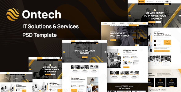 Ontech - IT Solutions & Services PSD Template by template_mr | ThemeForest