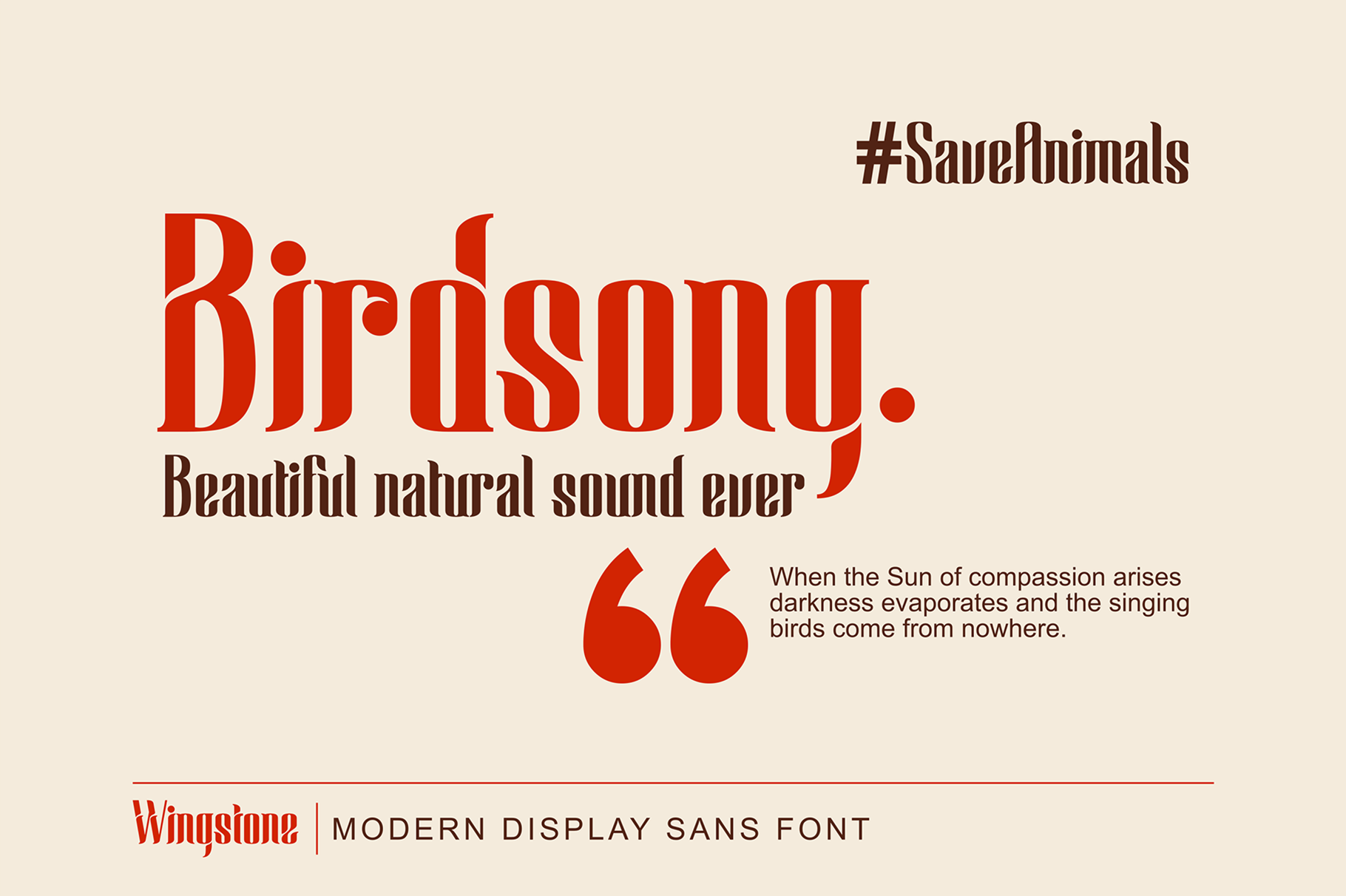 Wingstone, Fonts | GraphicRiver