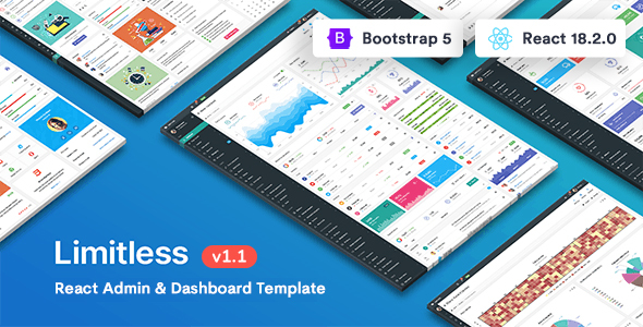 Limitless React Admin And Dashboard Template By Themesbrand Themeforest