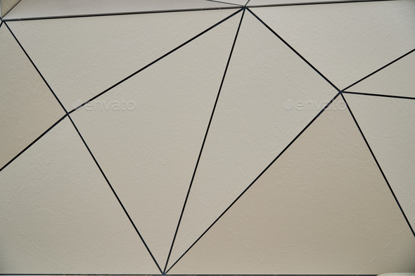 triangular shapes wall pattern. Triangles backgrounds Stock Photo by ...