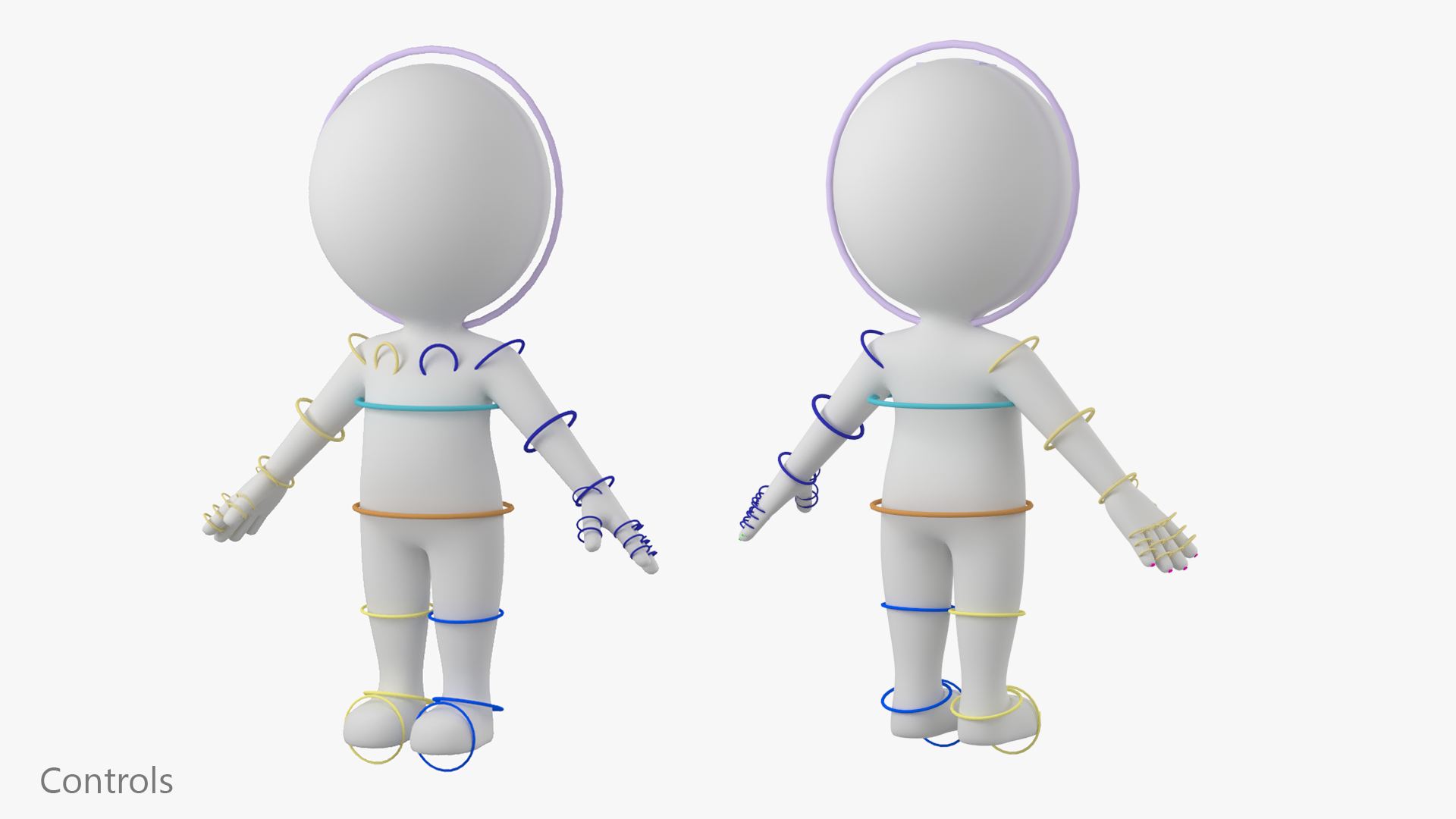 Cute Stickman In A-Pose CAT Rig by valeriik | 3DOcean