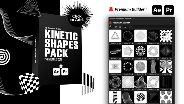 Kinetic Shapes Pack V.2, After Effects Project Files | VideoHive