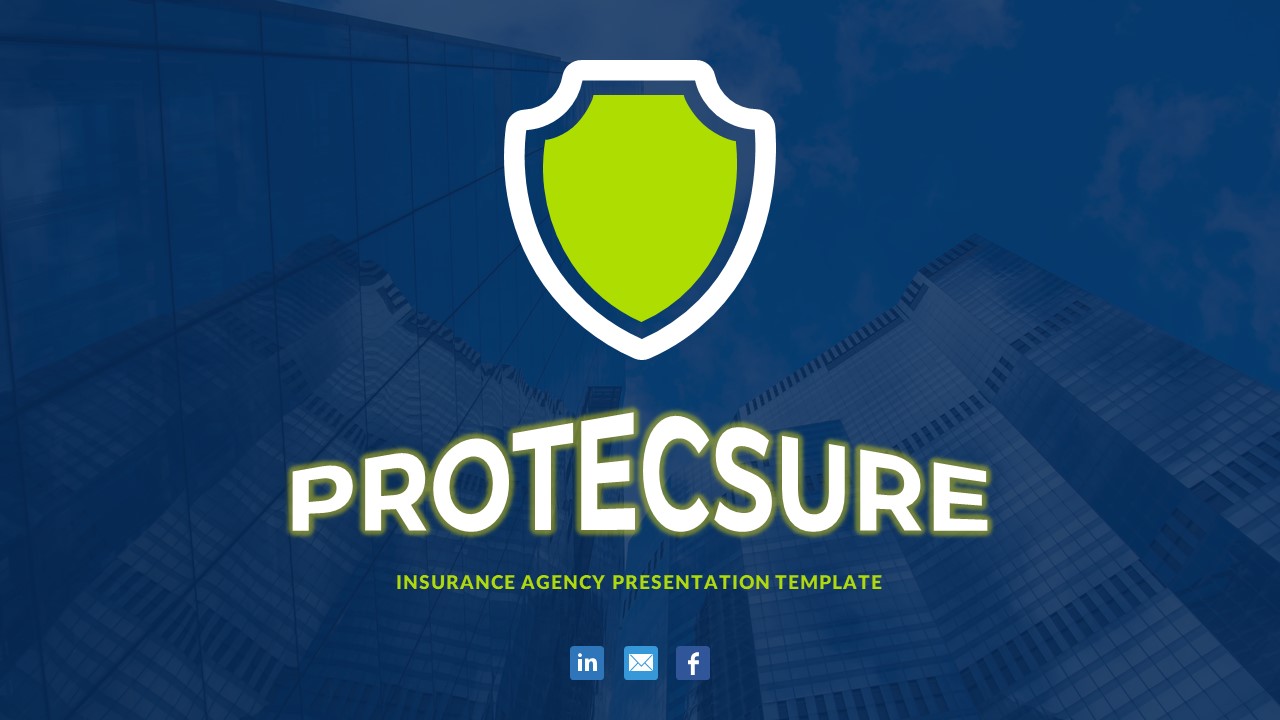 Protecsure - Insurance PowerPoint Template, Presentation Templates