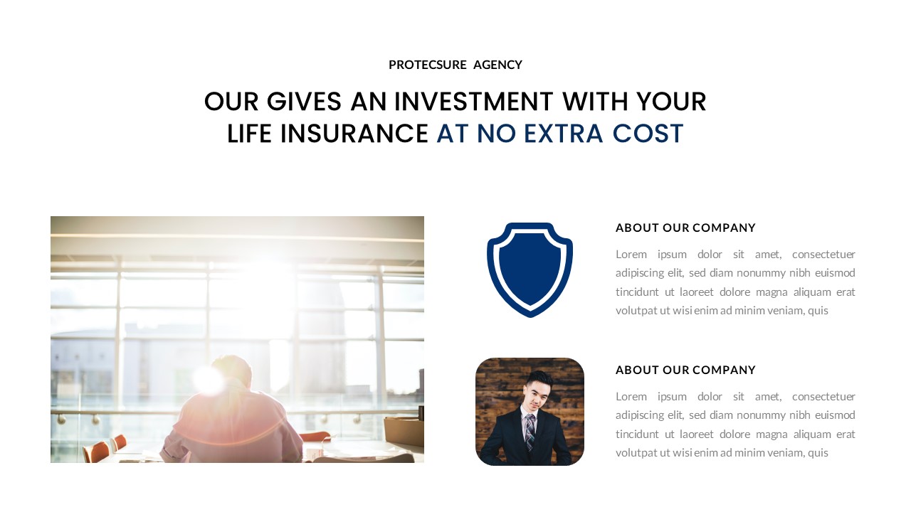 Protecsure - Insurance PowerPoint Template, Presentation Templates