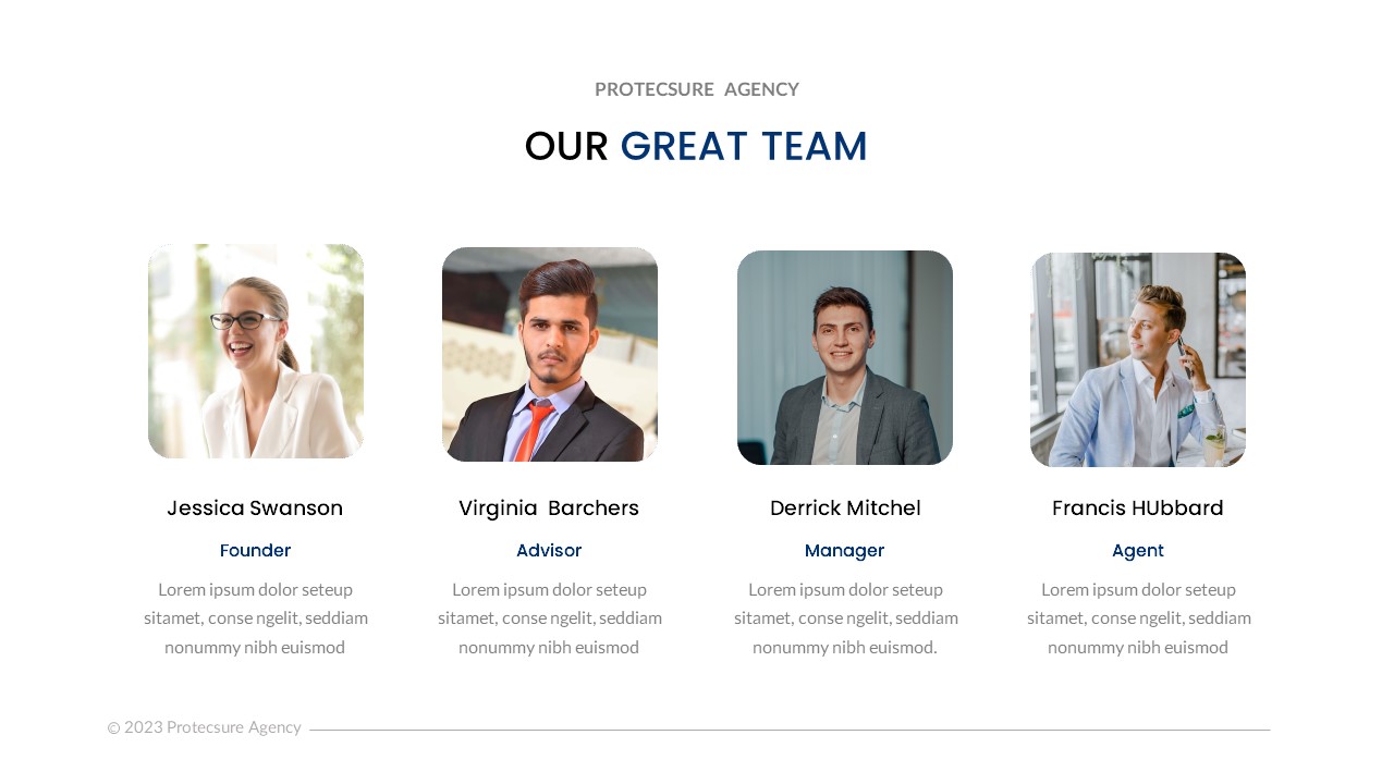 Protecsure - Insurance PowerPoint Template, Presentation Templates