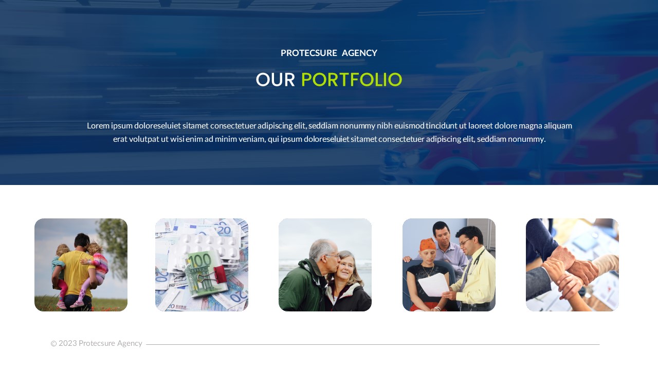 Protecsure - Insurance PowerPoint Template, Presentation Templates