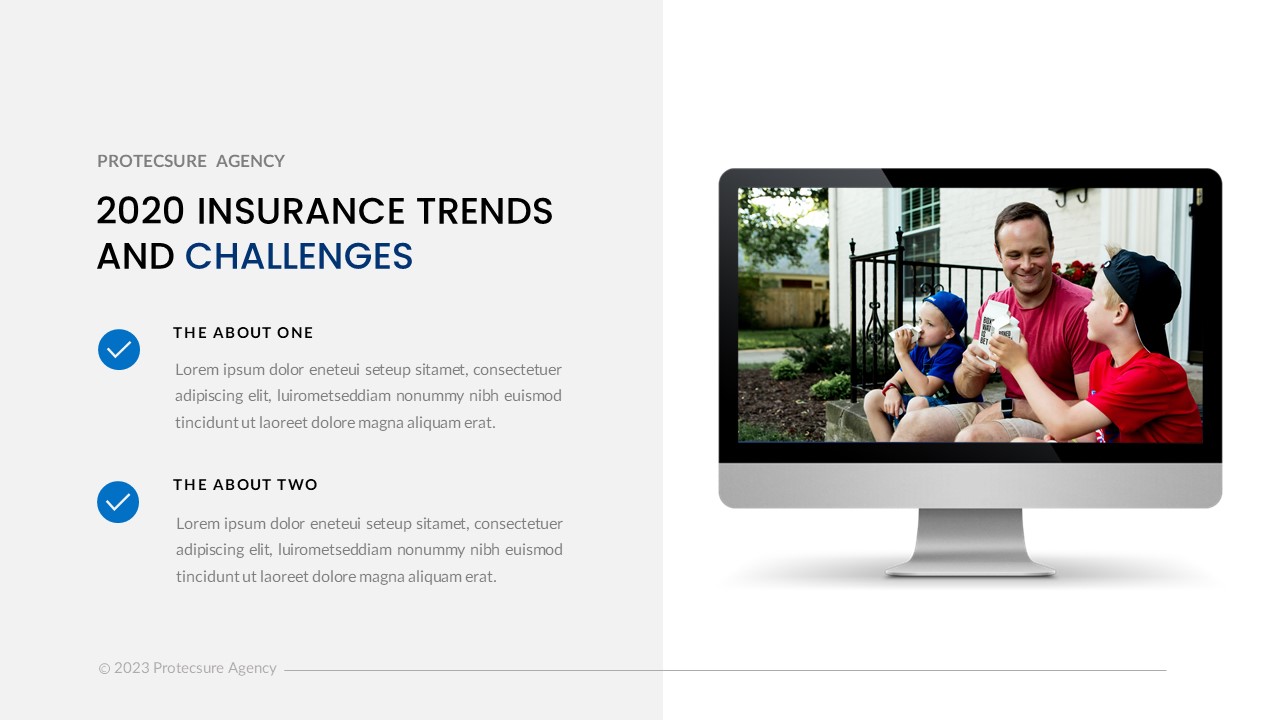 Protecsure - Insurance PowerPoint Template, Presentation Templates