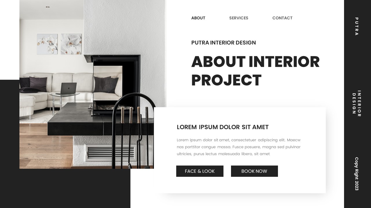 Putra Interior Design Powerpoint Template, Presentation Templates ...