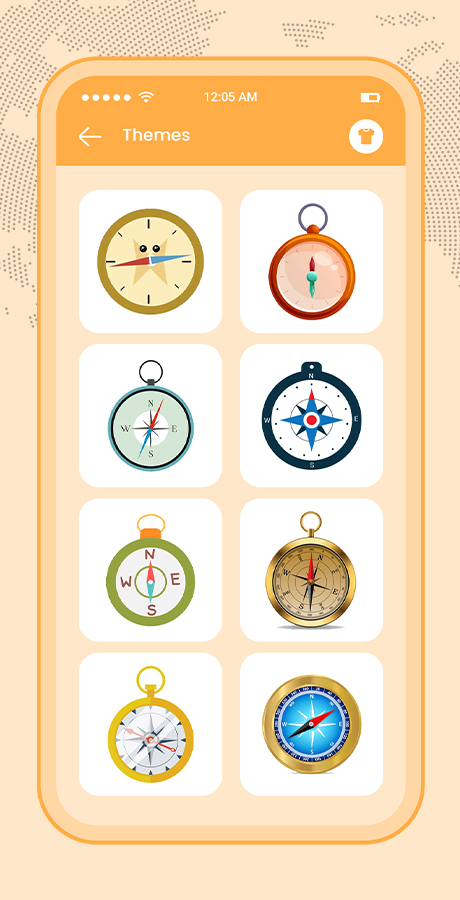 Compass and Altimeter - Smart Digital Compass - Compass Steel 3D ...