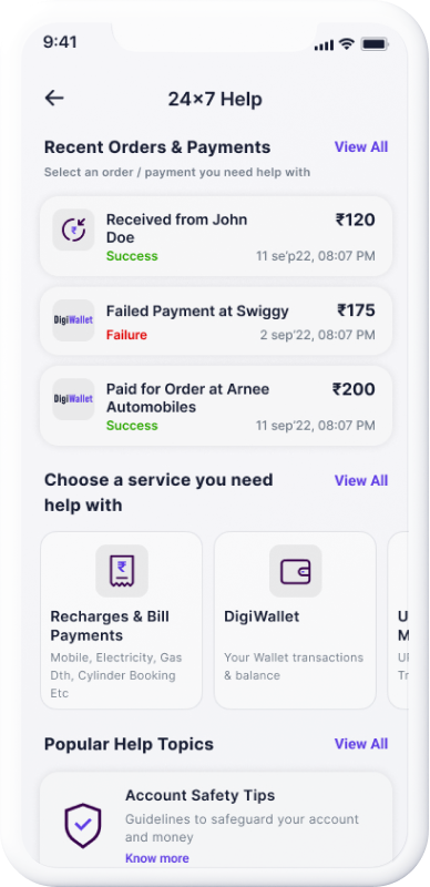 Digiwallet - Paytm Clone, Flutter Mobile App Template - Android & iOS by idea2code_infotech