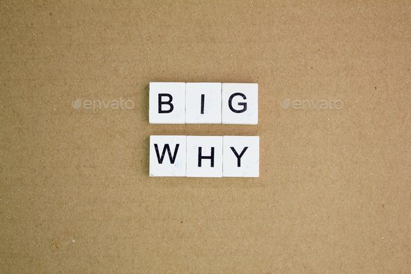 letters of the alphabet with the question word big why. Stock Photo by ...