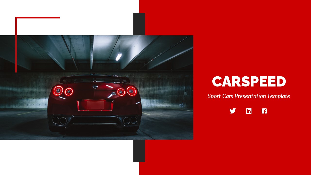 Carspeed - Elegant and Sport Cars Google Slides Template by onelinerdesign