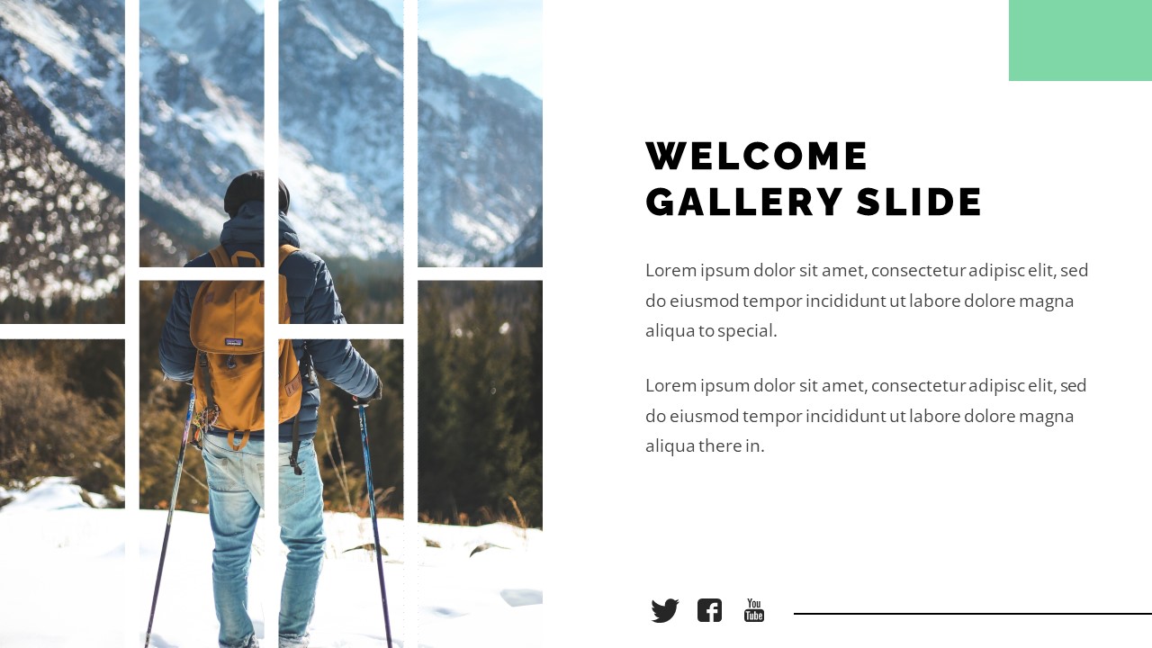 Climber - Adventure and Hiking Mountain Google Slides Template ...