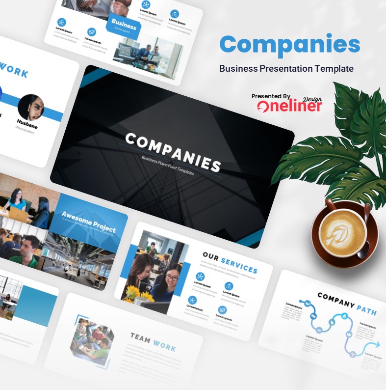 Companies - Business, Finance and Marketing Google Slides Template ...