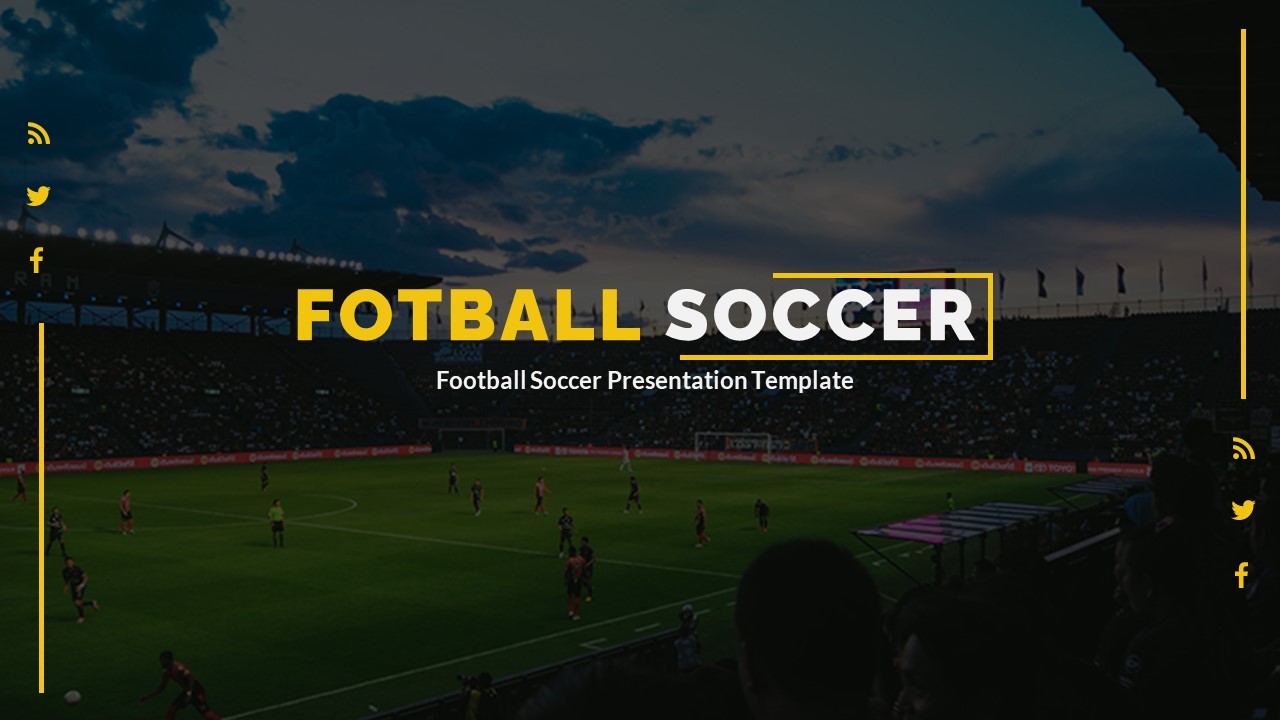 Football Soccer Club Google Slides Template, Presentation Templates