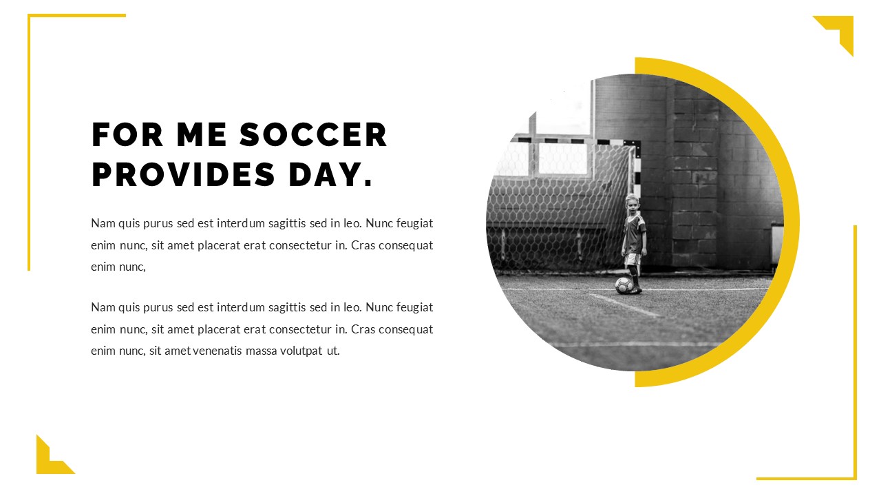 Football Soccer Club Google Slides Template, Presentation Templates