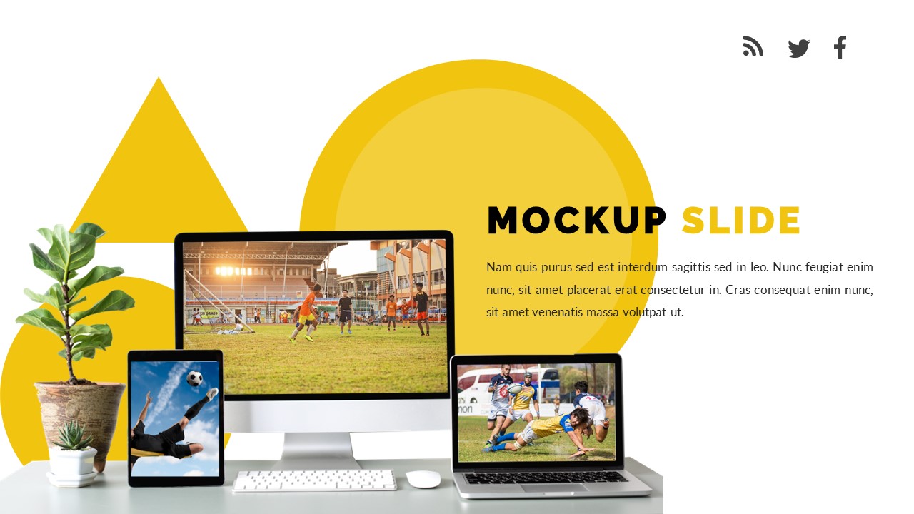 Football Soccer Club Google Slides Template, Presentation Templates