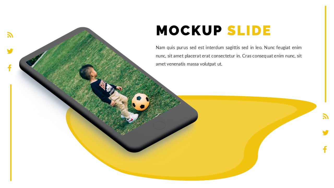 Football Soccer Club Google Slides Template, Presentation Templates
