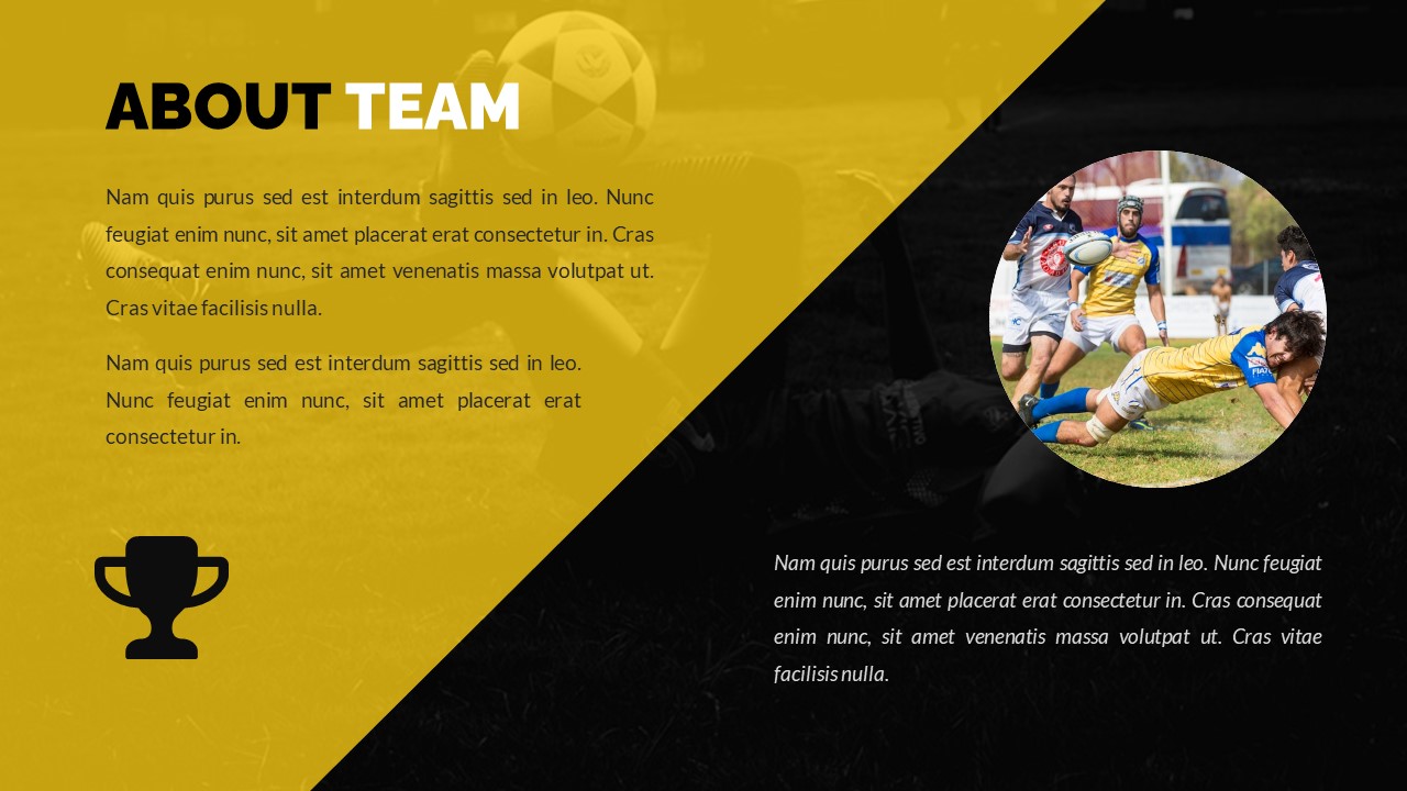 Football Soccer Club Google Slides Template, Presentation Templates