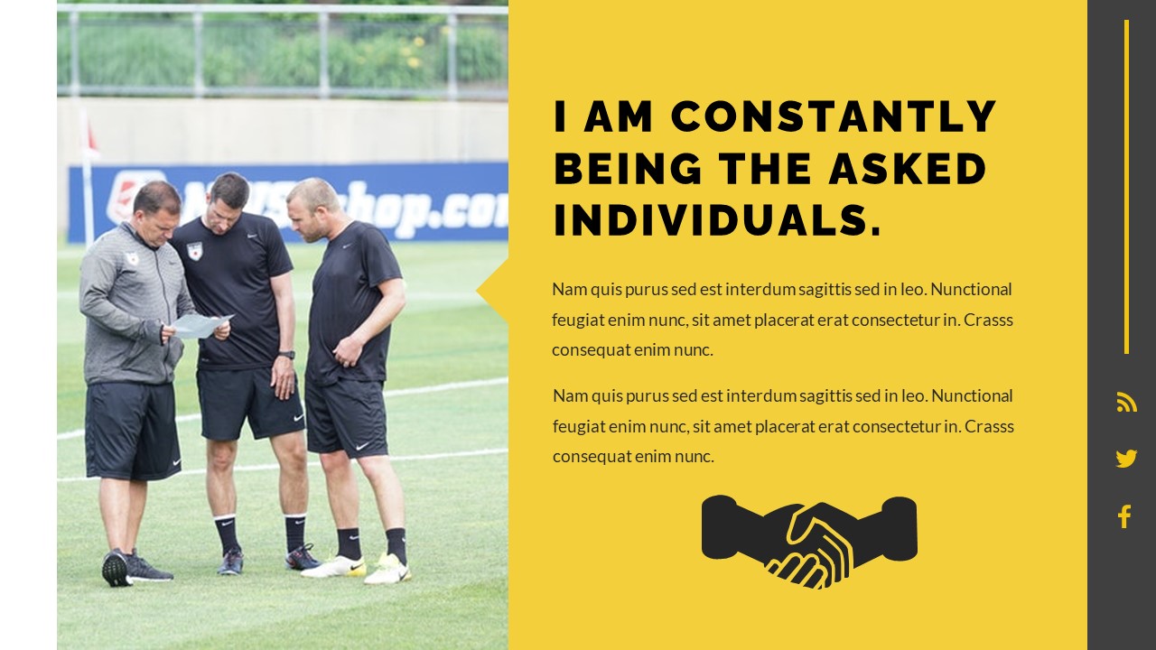 Football Soccer Club Google Slides Template, Presentation Templates