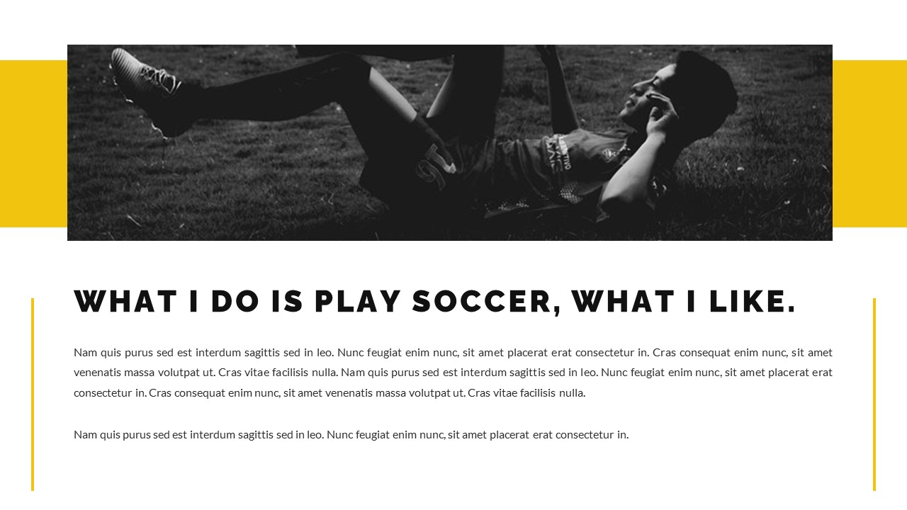 Football Soccer Club Google Slides Template, Presentation Templates