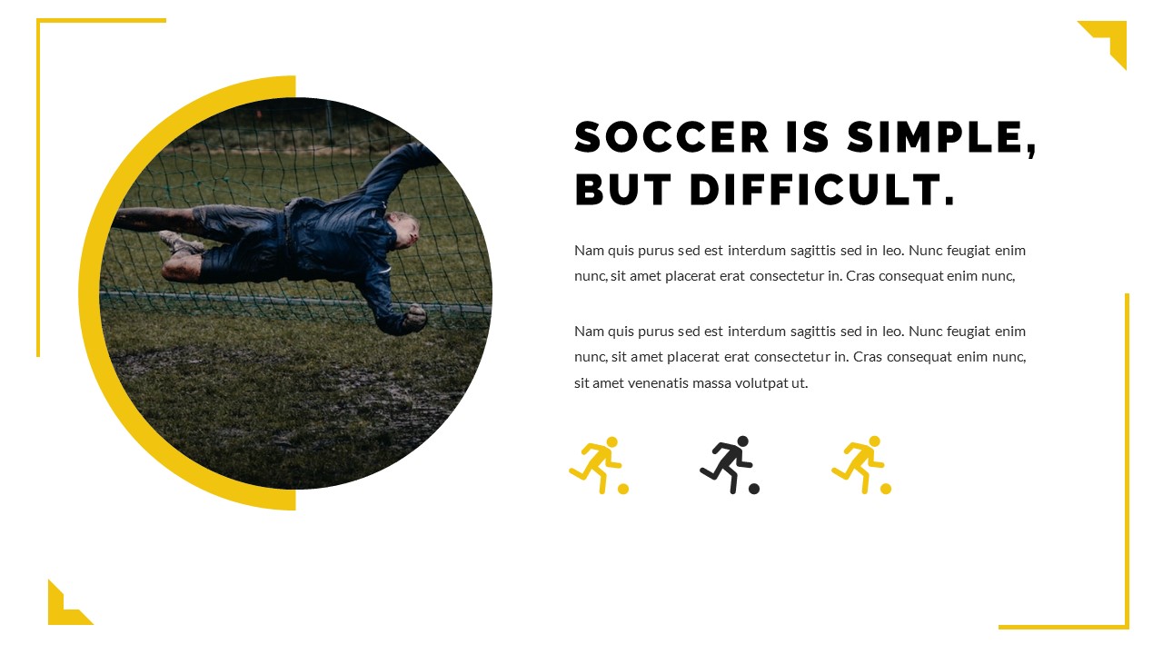 Football Soccer Club Google Slides Template, Presentation Templates