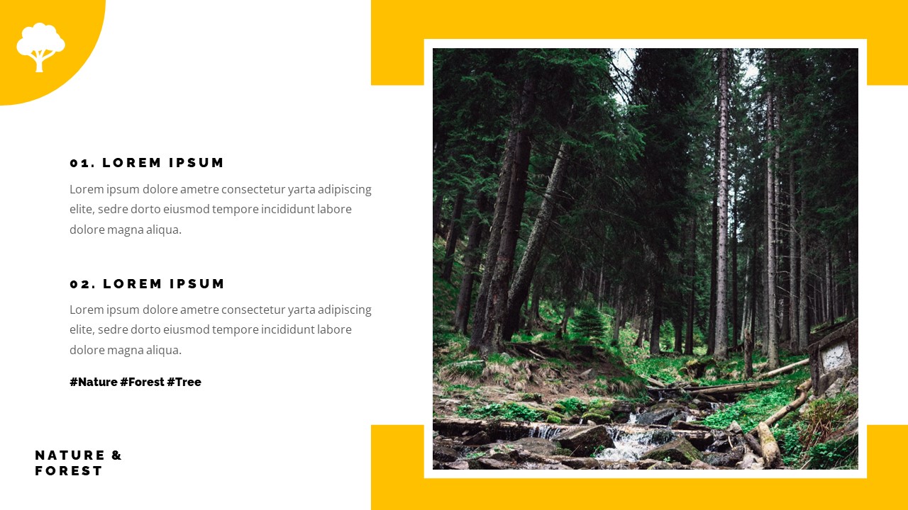 Foresta - Rain Forest Town Google Slides Template, Presentation Templates