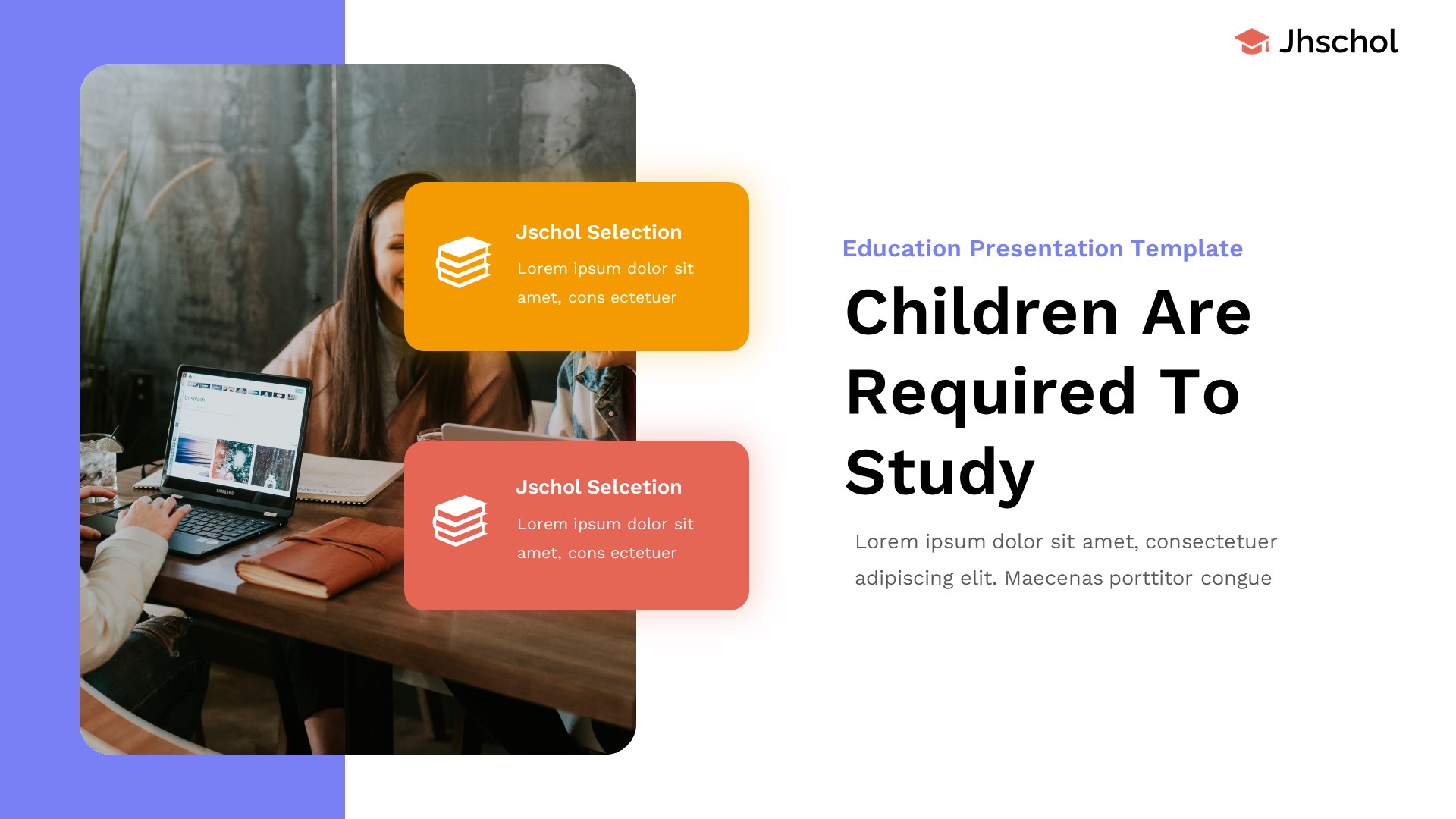 JHSCHOL - Education School Google Slides Template, Presentation Templates