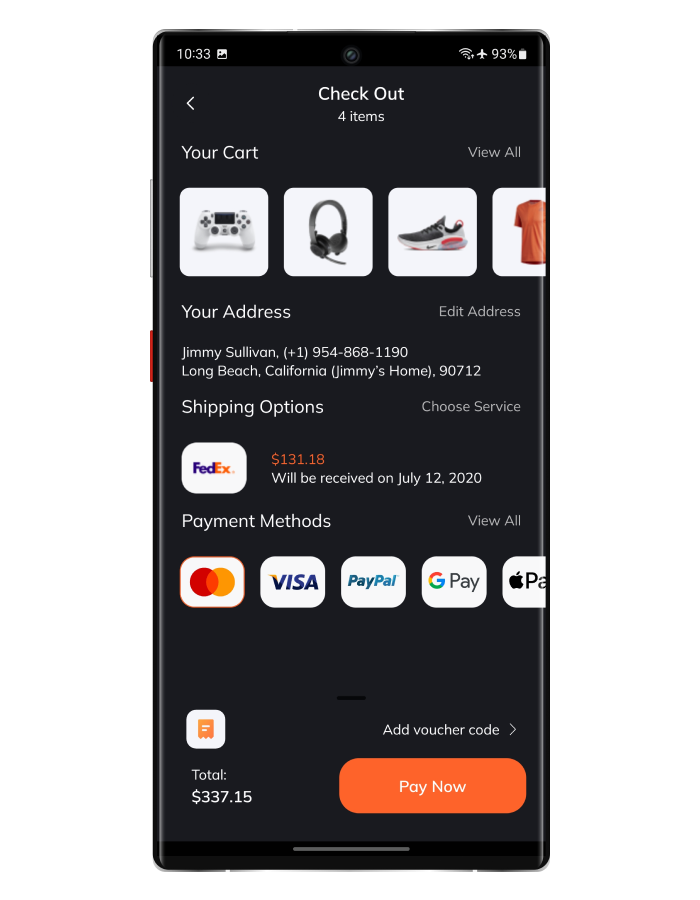 ElevateX - Minimal UI Kit for E-commerce React Native CLI by appxcellence