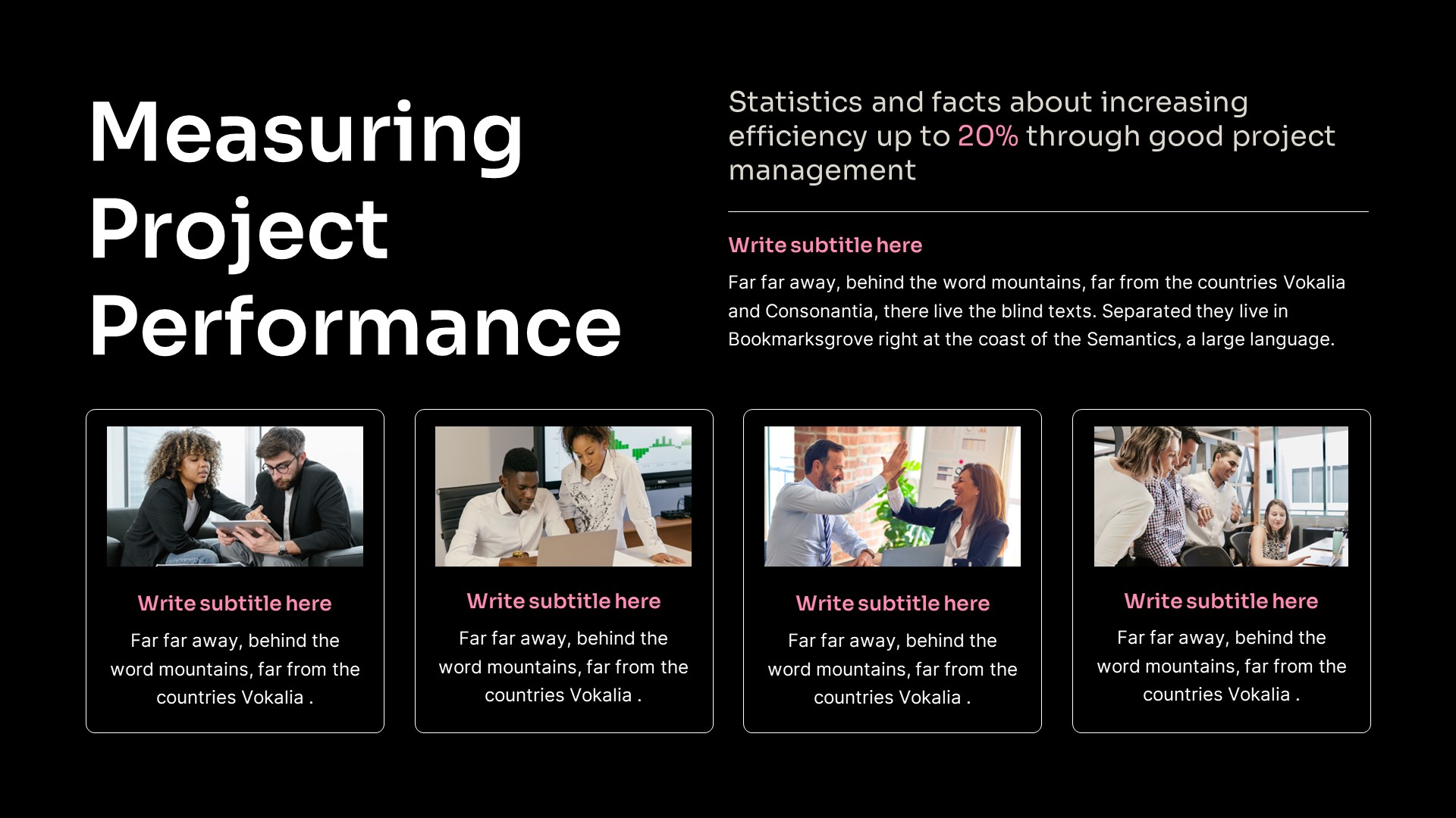 Projunify - Project Management Keynote Template, Presentation Templates