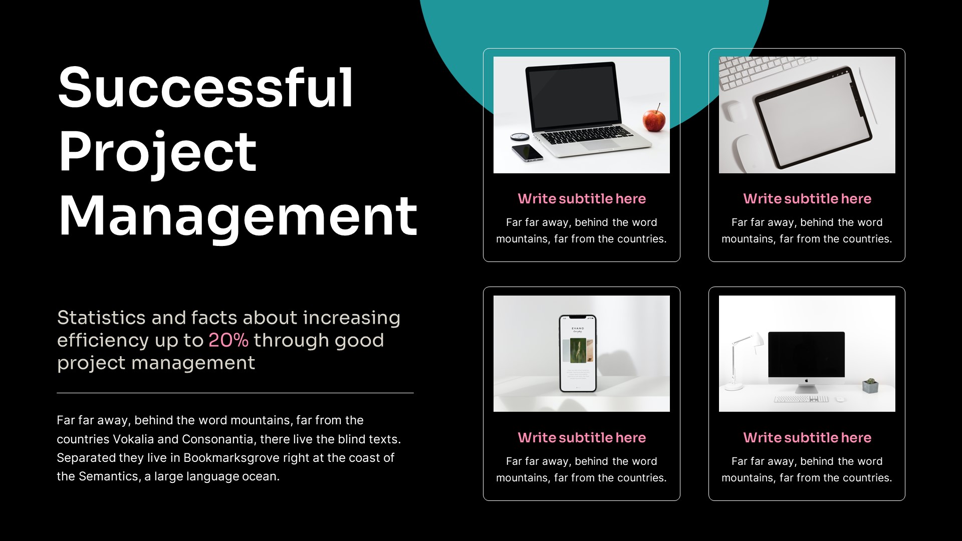 Projunify - Project Management Powerpoint Template, Presentation Templates