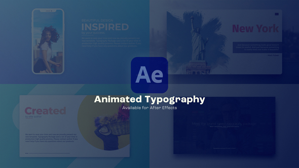 Animated Typography, After Effects Project Files | VideoHive