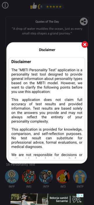16 Personality Types Test (Construct 3 | HTML5) by FALCONAPP | CodeCanyon
