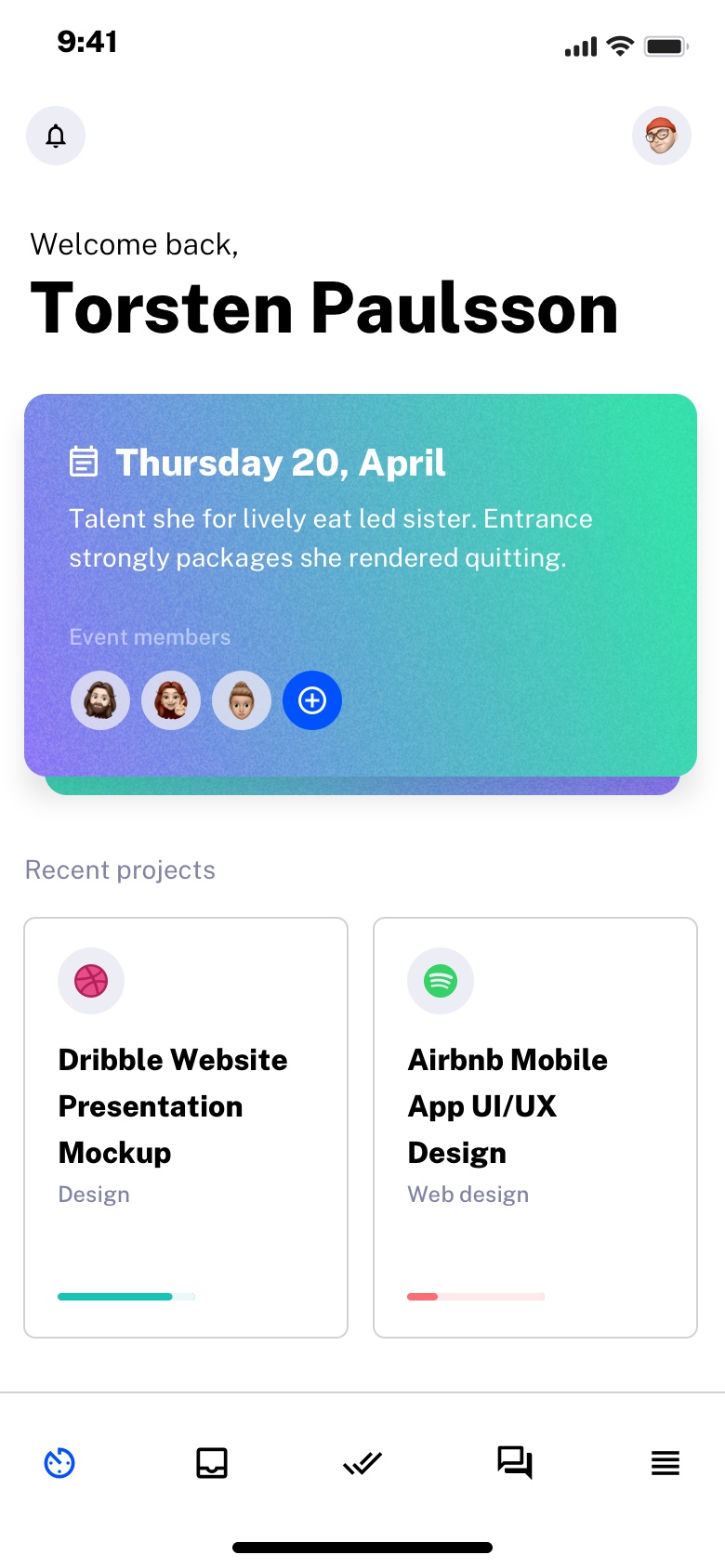 Tasksy - UI kit for Productivity Mobile Apps by WhiteUiStore | ThemeForest
