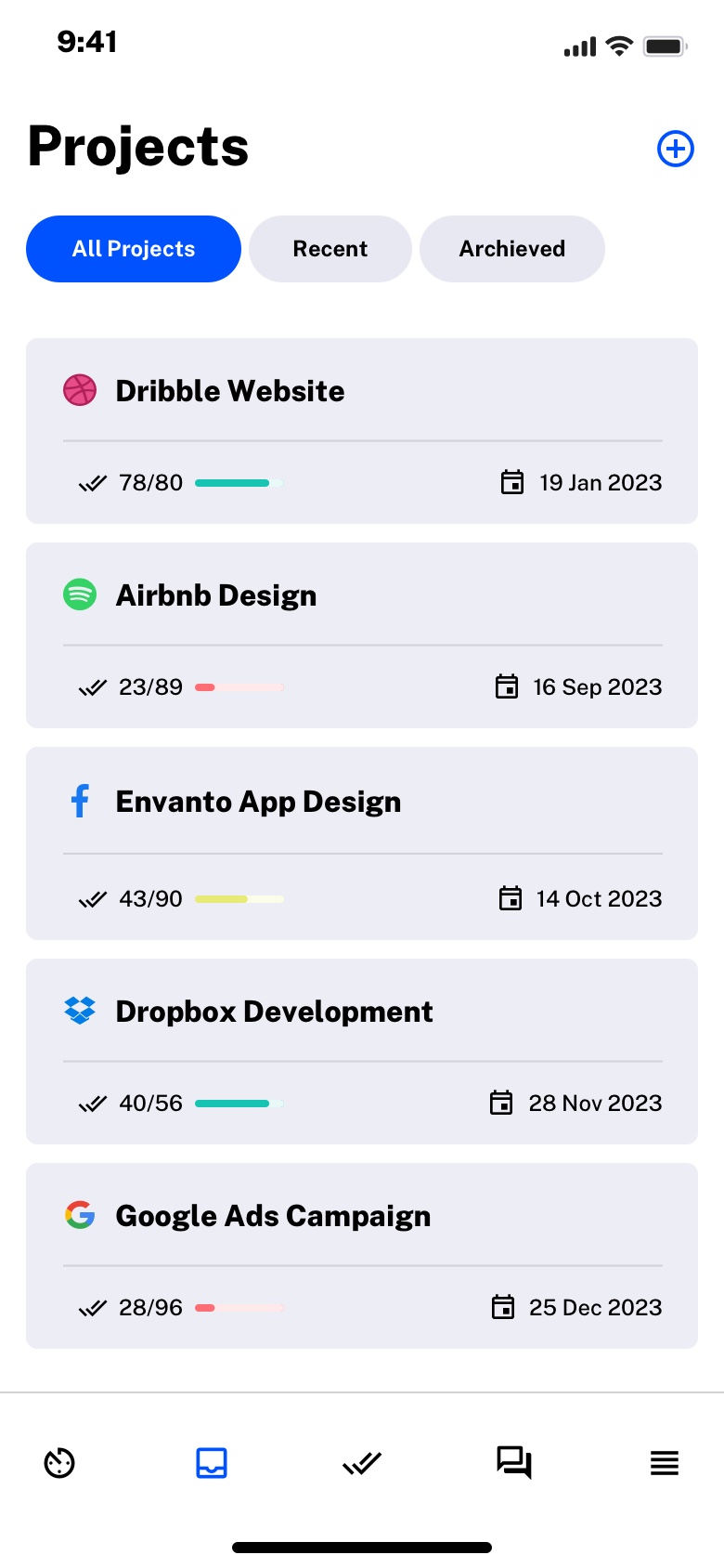 Tasksy - UI kit for Productivity Mobile Apps by WhiteUiStore | ThemeForest
