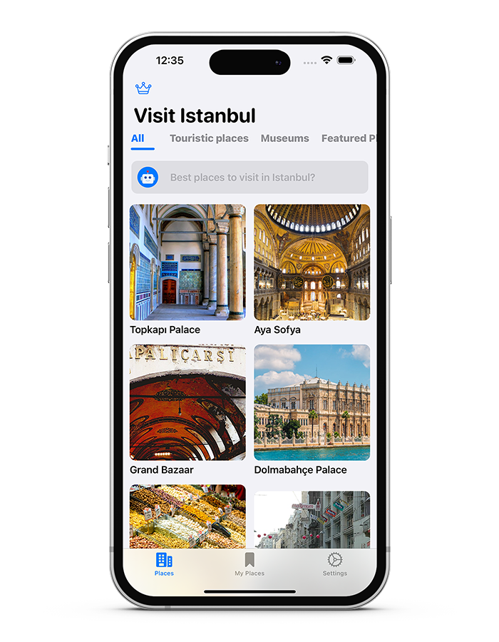 AI City Guide - AI Assistant - SwiftUI iOS Full Application by pavlistudio