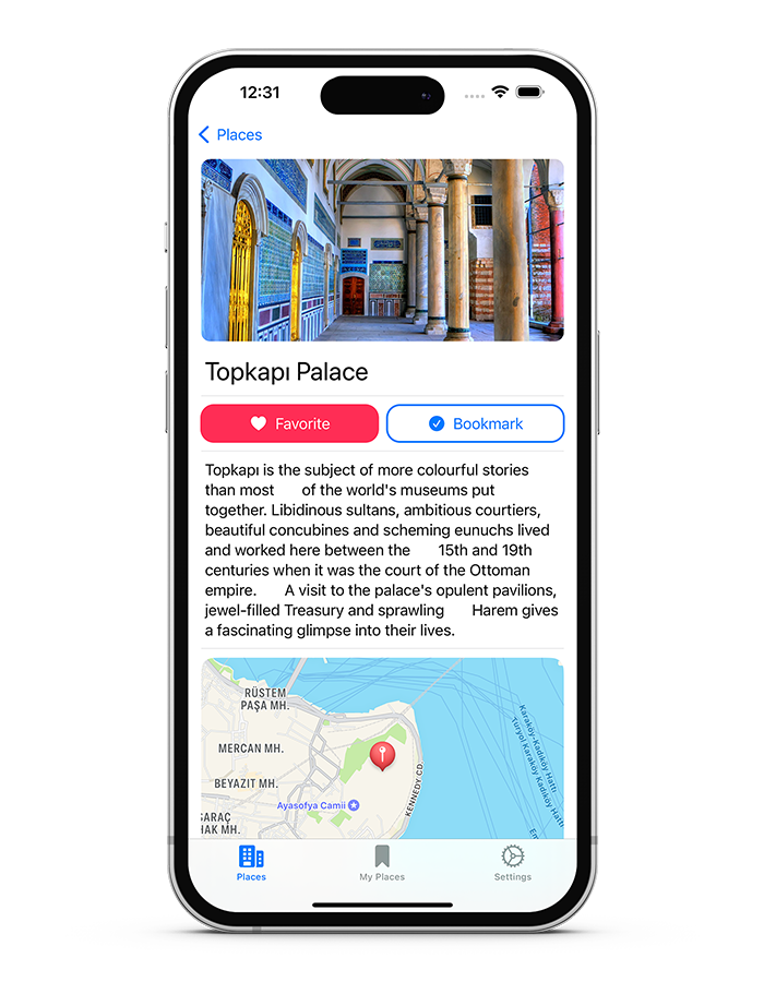 AI City Guide - AI Assistant - SwiftUI iOS Full Application by pavlistudio
