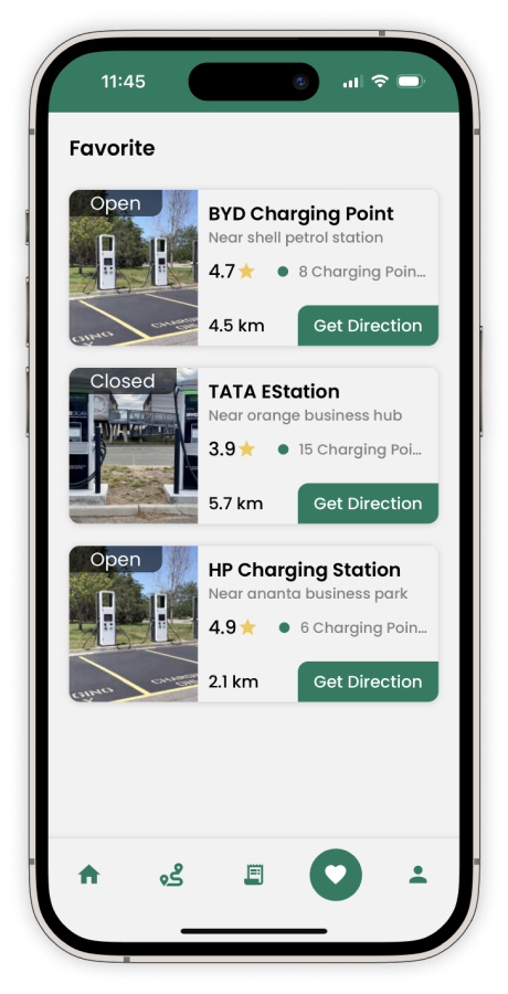 EV Charging Station App | Electric Vehicle Charging Spot App | React ...