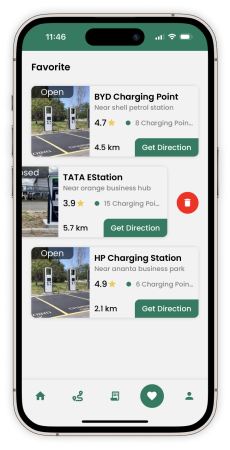 EV Charging Station App | Electric Vehicle Charging Spot App | React ...
