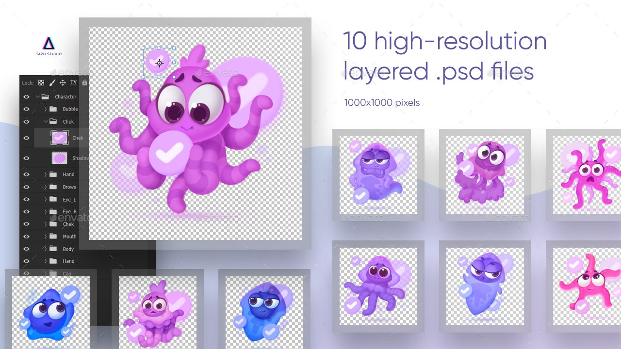 Evolutionary Characters Set Vol 1 Graphics Graphicriver