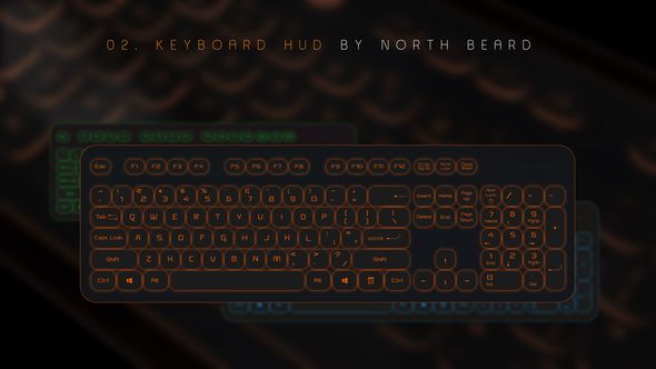 02. Keyboard HUD interface, After Effects Project Files | VideoHive