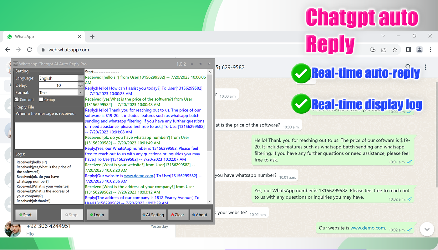 Whatsapp AI chatbot Auto Reply-Full Reseller by IonicStudio | CodeCanyon
