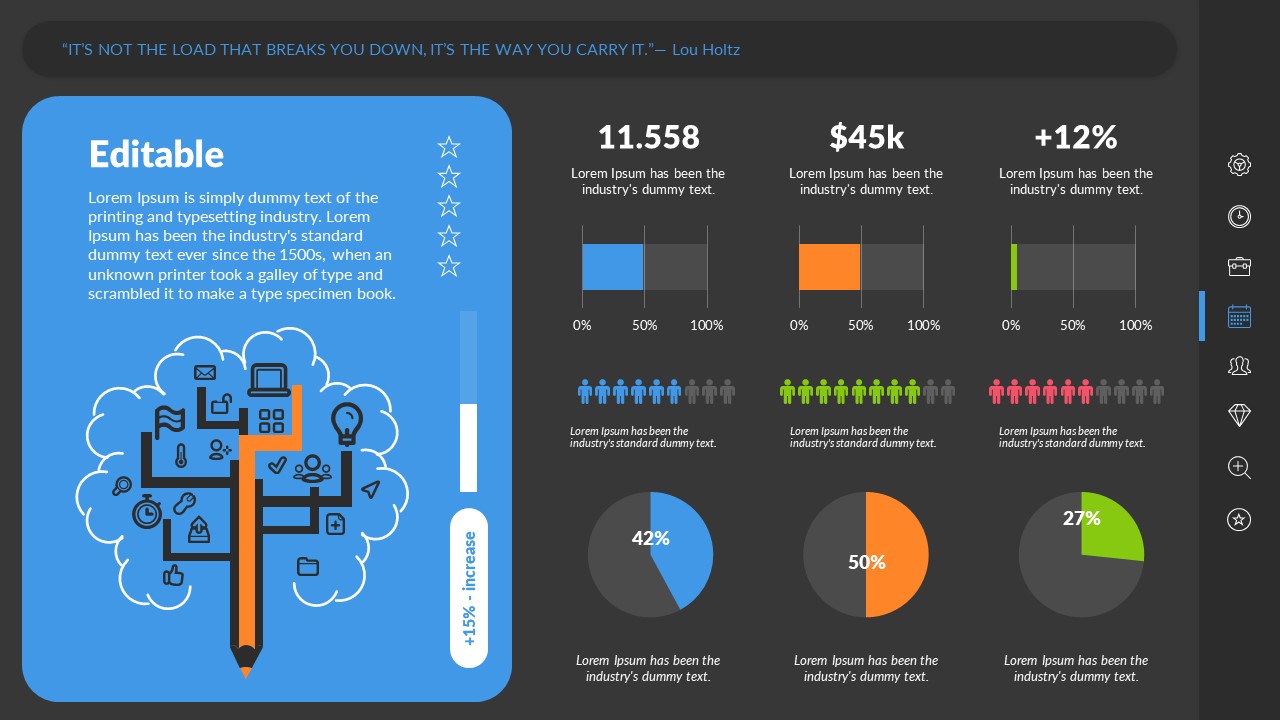 Friendly Data Dashboards PowerPoint Presentation Template, Presentation ...